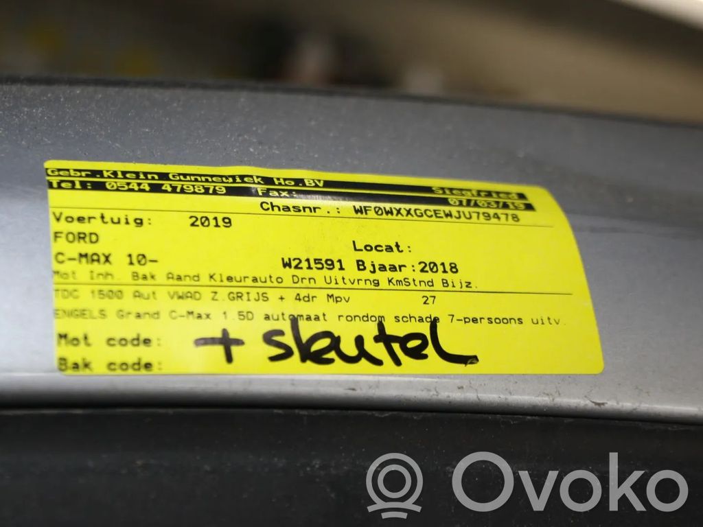 AM51U23201BK Ford C-MAX II Moteur de lève-vitre de porte avant, 78,65 ...