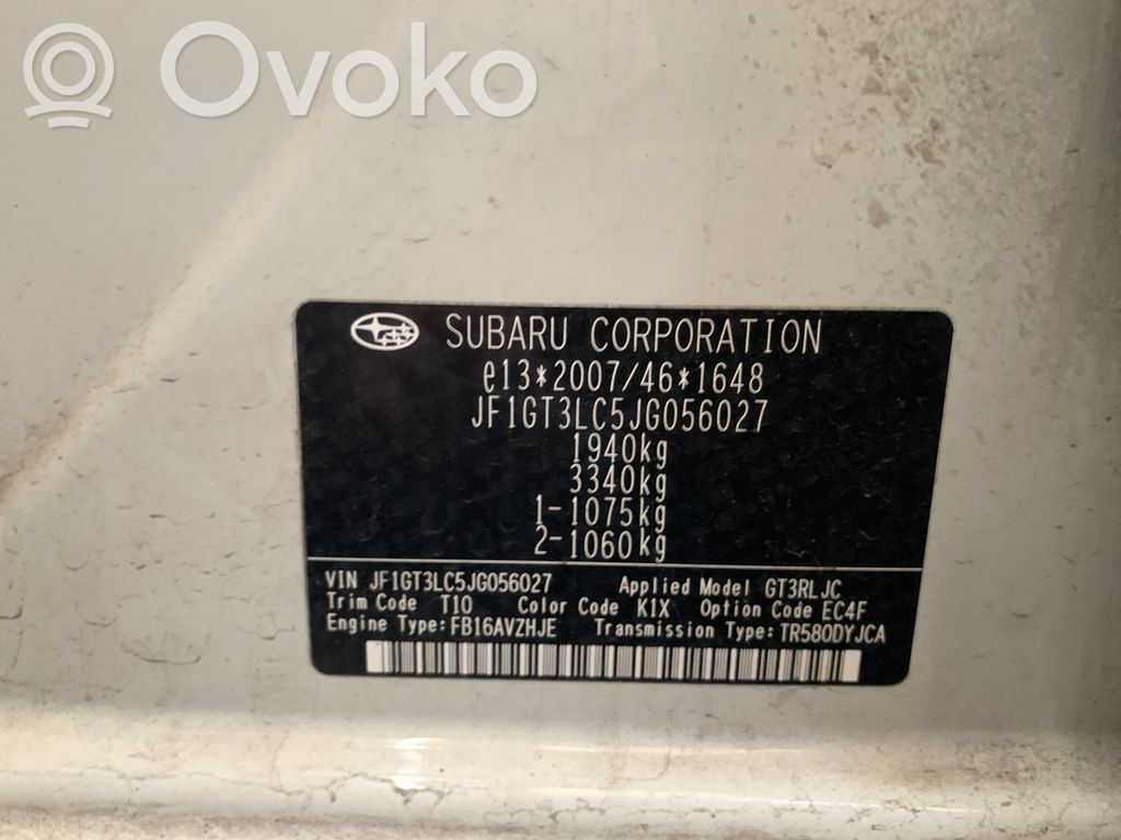 57256FL010 Subaru XV II Garniture pour voûte de roue avant, 38.00 € | OVOKO